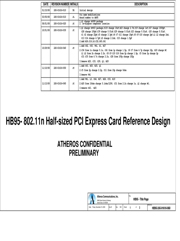 AR9285 Reference Design | PDF | Electrical Engineering | Electronic ...