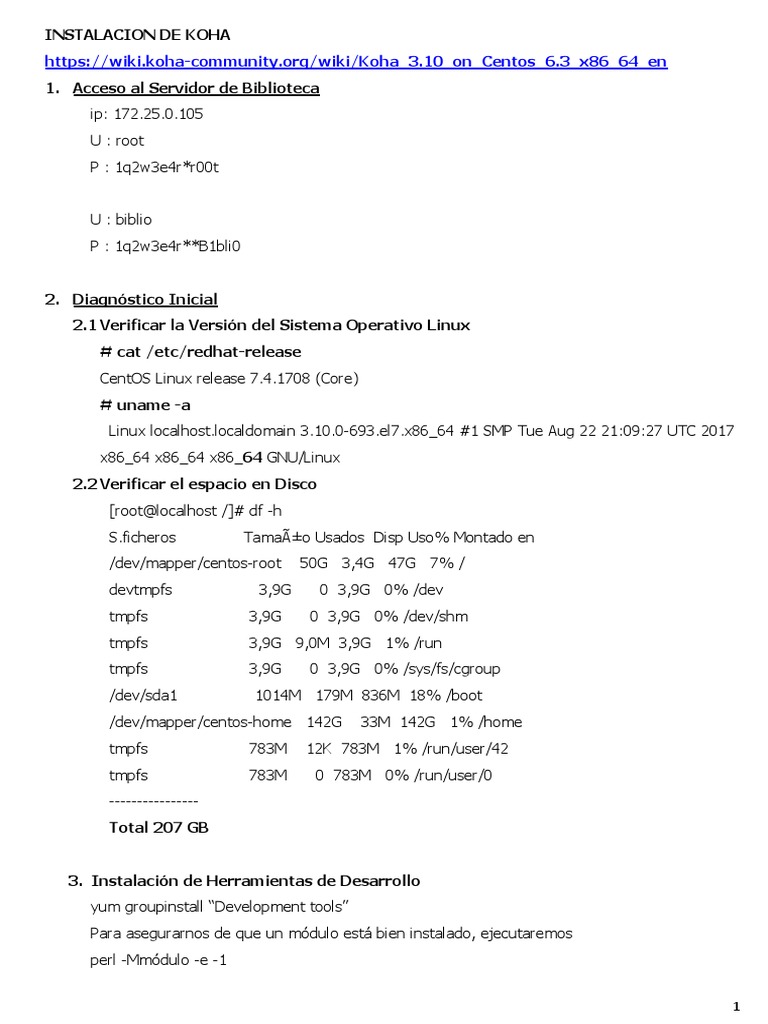 Instalacion De Koha Pdf Perl Contraseña