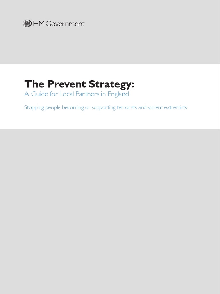 The Prevent Strategy: A Guide For Local Partners in England Stopping ...