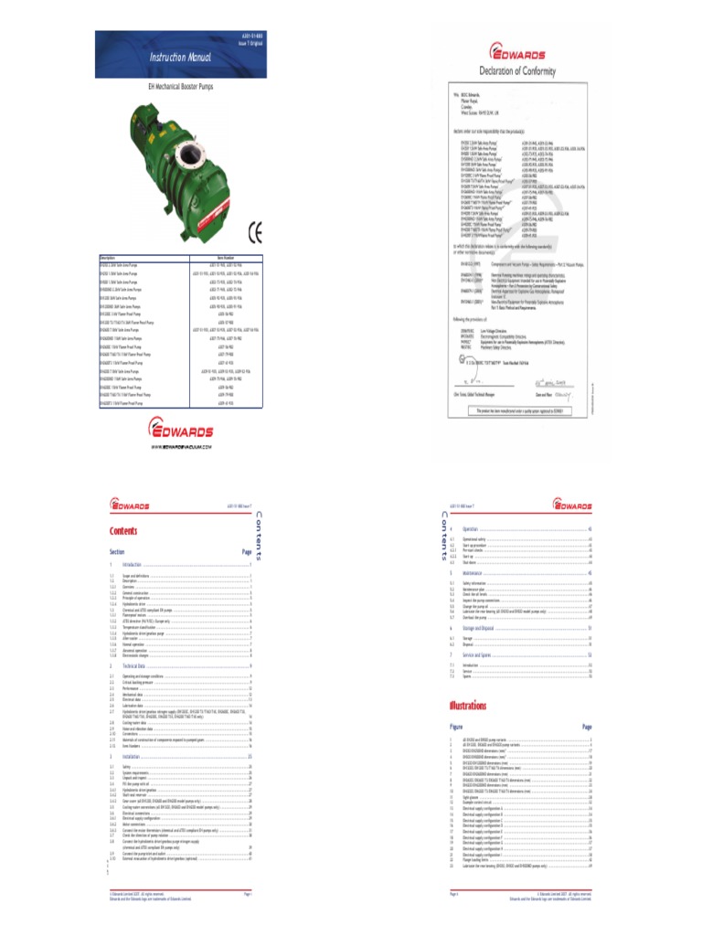 Booster Manual Condensed | PDF | Pump | Transmission (Mechanics)