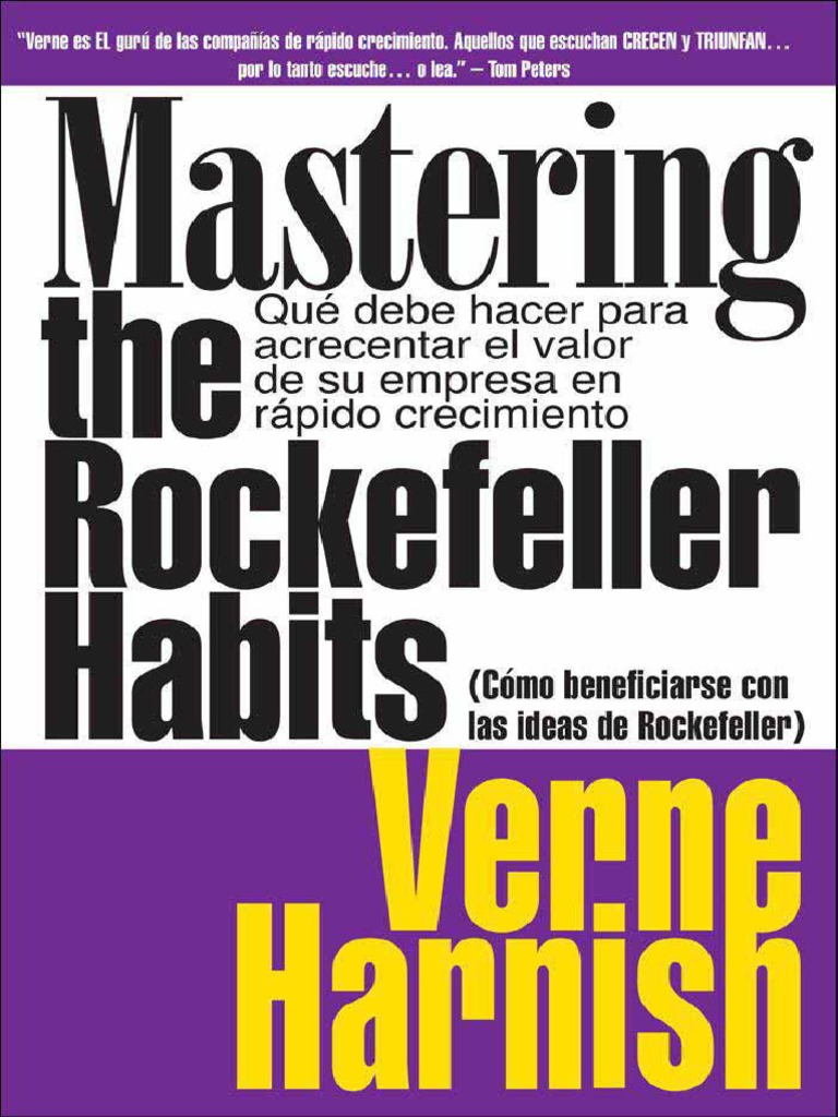 Mastering the Rockefeller Habits | PDF