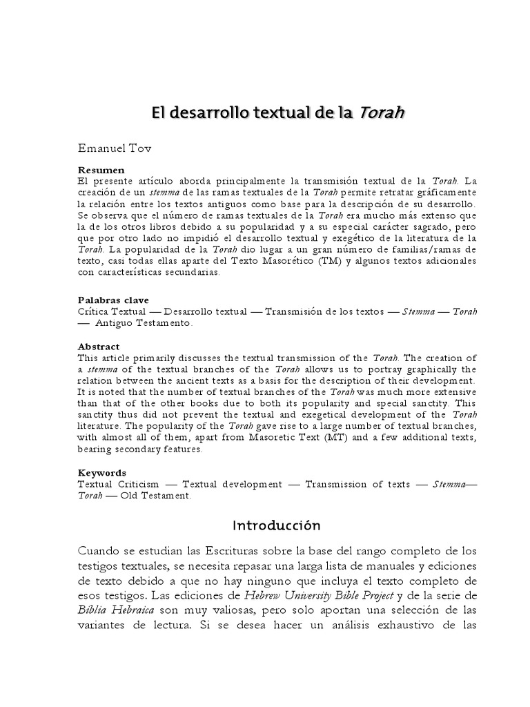 Torah | Descargar gratis PDF | Tora | Libro de Isaías