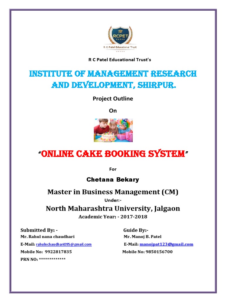 Online Cake Booking System Outline11 | PDF | Php | Databases