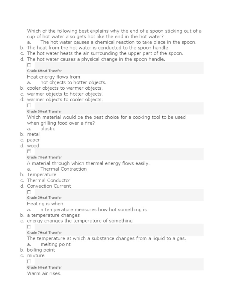 Heat and Temperature | PDF | Heat Transfer | Thermal Conduction
