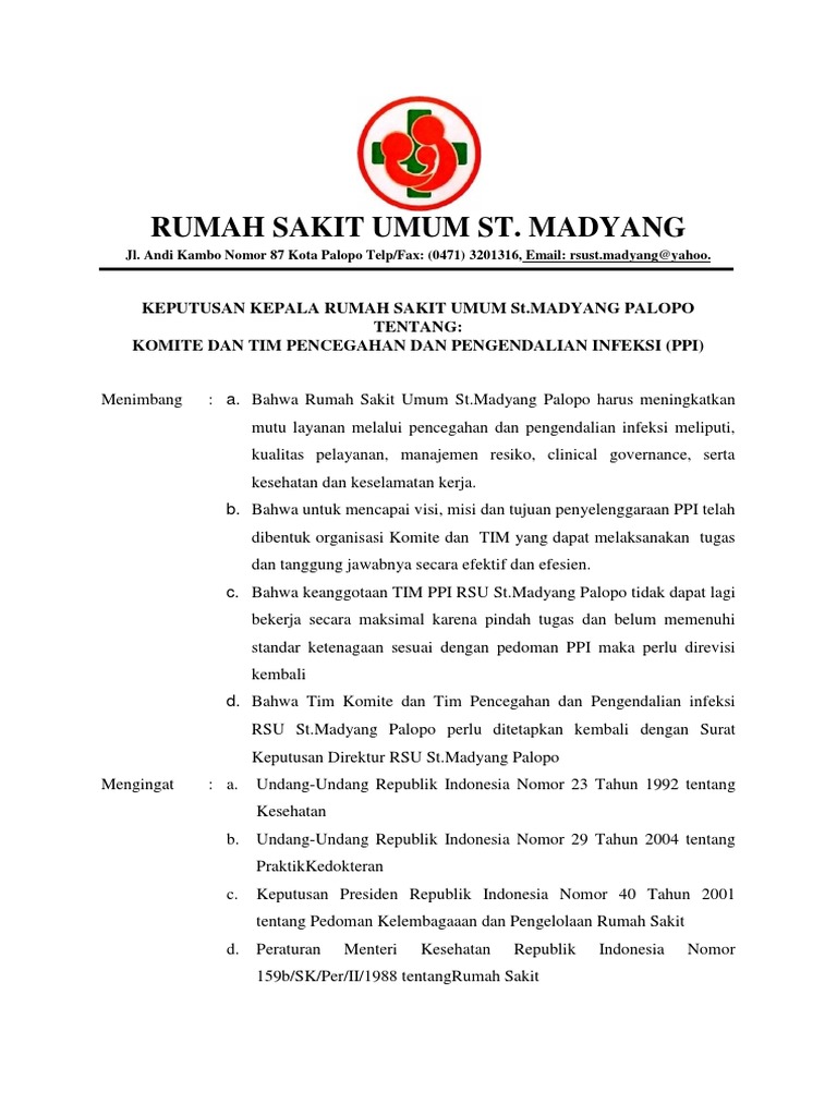 SK Komite Ppi Rsu ST - Mdy | PDF