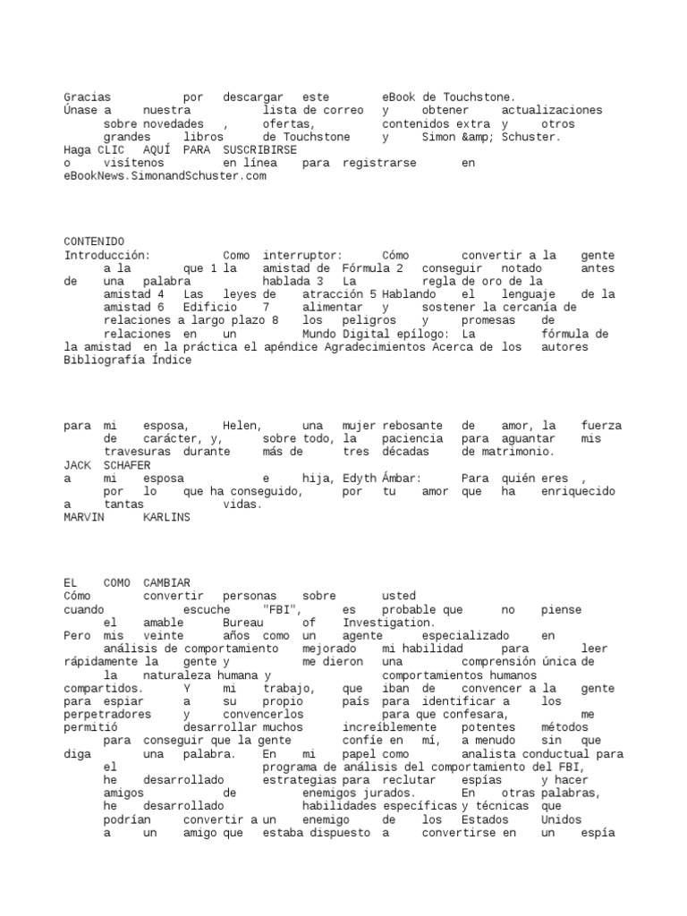 The Like Switch An Ex FBI Agent S Guide To Influen | PDF | Temor ...