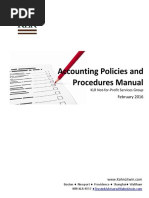 Accounting Procedures Manual Sample | PDF | Debits And Credits | Credit Card