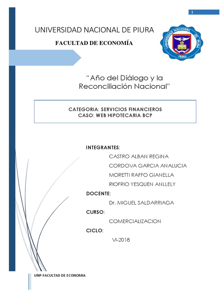 Caso BCP | PDF | Sistema financiero | Bancos