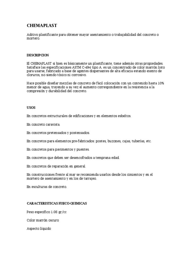 Che Map Last | PDF | Hormigón | Cemento