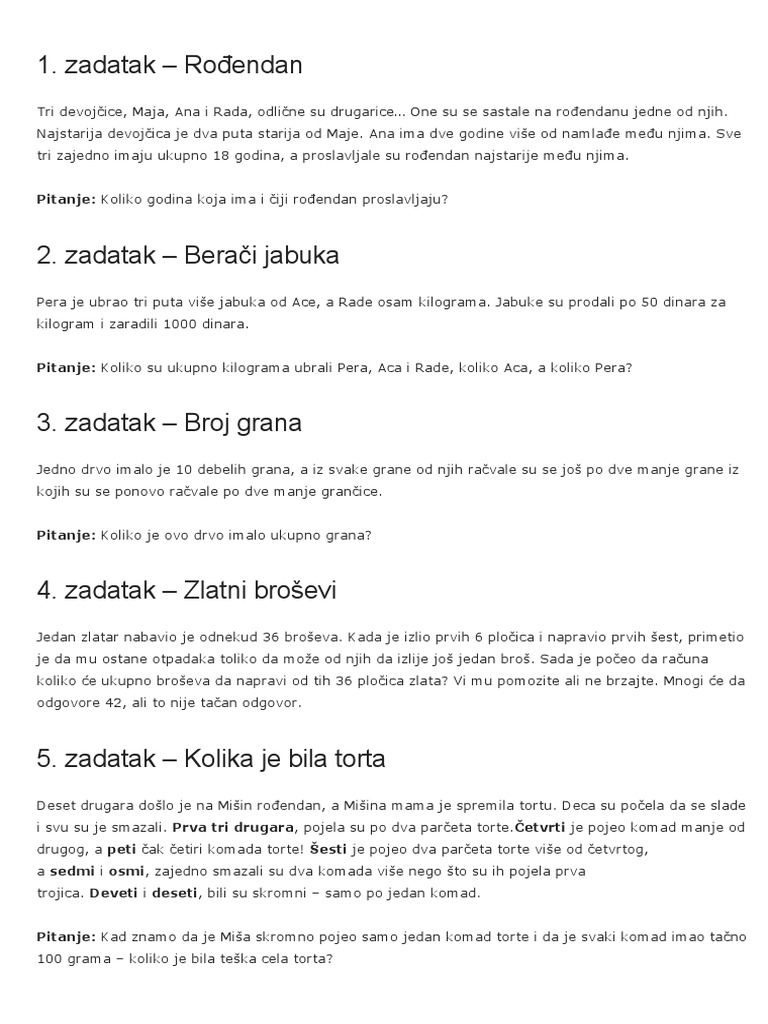 Mozgalice | PDF