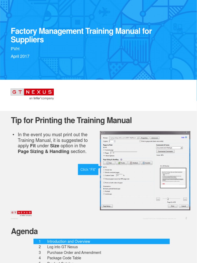 PVH Supplier Factory Management Training Manual 201704 v4.7 | PDF ...