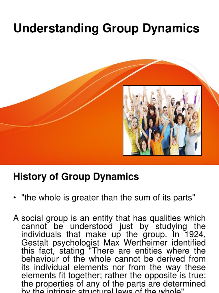 Understanding Group Dynamics | PDF | Social Group | Emergence