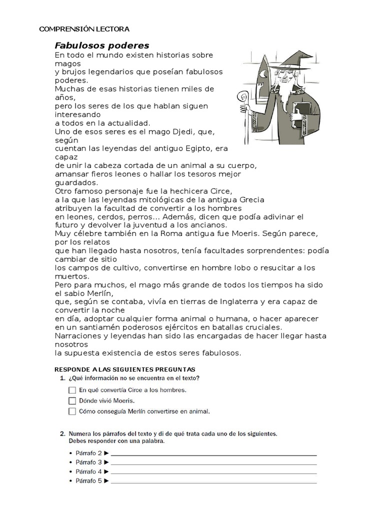 Comprensión Lectora | PDF | Planetas | Sistema solar
