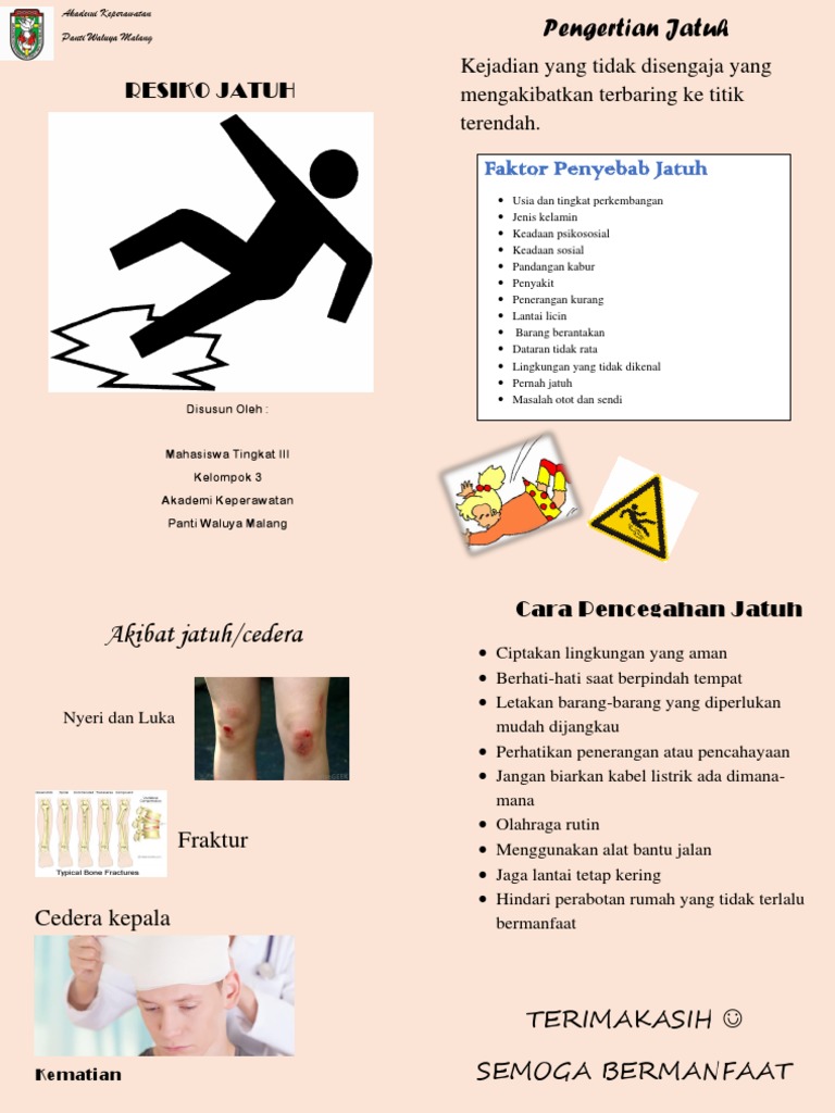 LEAFLET Resiko Jatuh | PDF