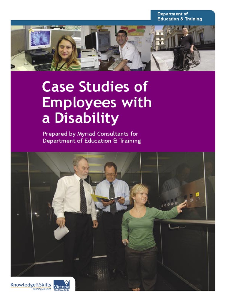 Case Studies of Employees With Disability | PDF | Disability | Employee ...