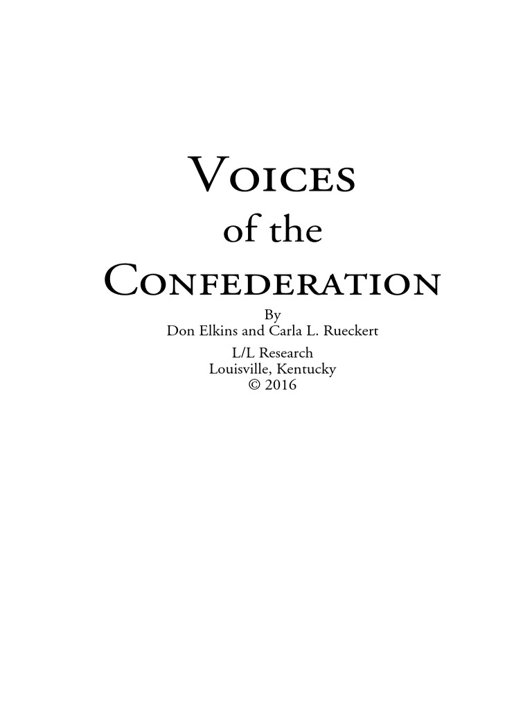 Voices of The Confederation | PDF | Unidentified Flying Object | Telepathy