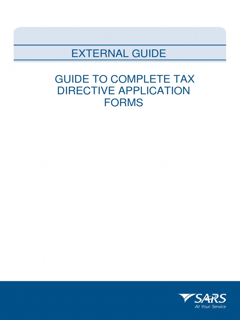 IT-AE-41-G02 - Guide To Complete The Tax Directive Application Forms ...