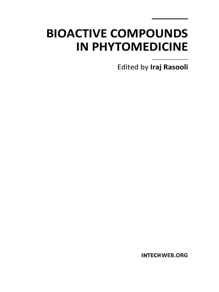 Bioactive Compounds in Phytomedicine Book | PDF | Herbalism | Ethnobotany