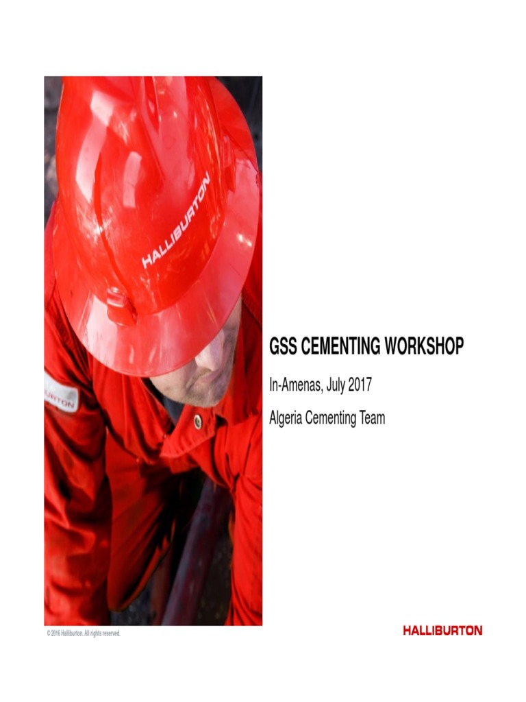 Halliburton Cementing Presentation | PDF | Casing (Borehole) | Civil ...