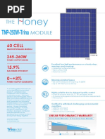 550W Solar Panel Technical Specifications | PDF | Solar Panel ...