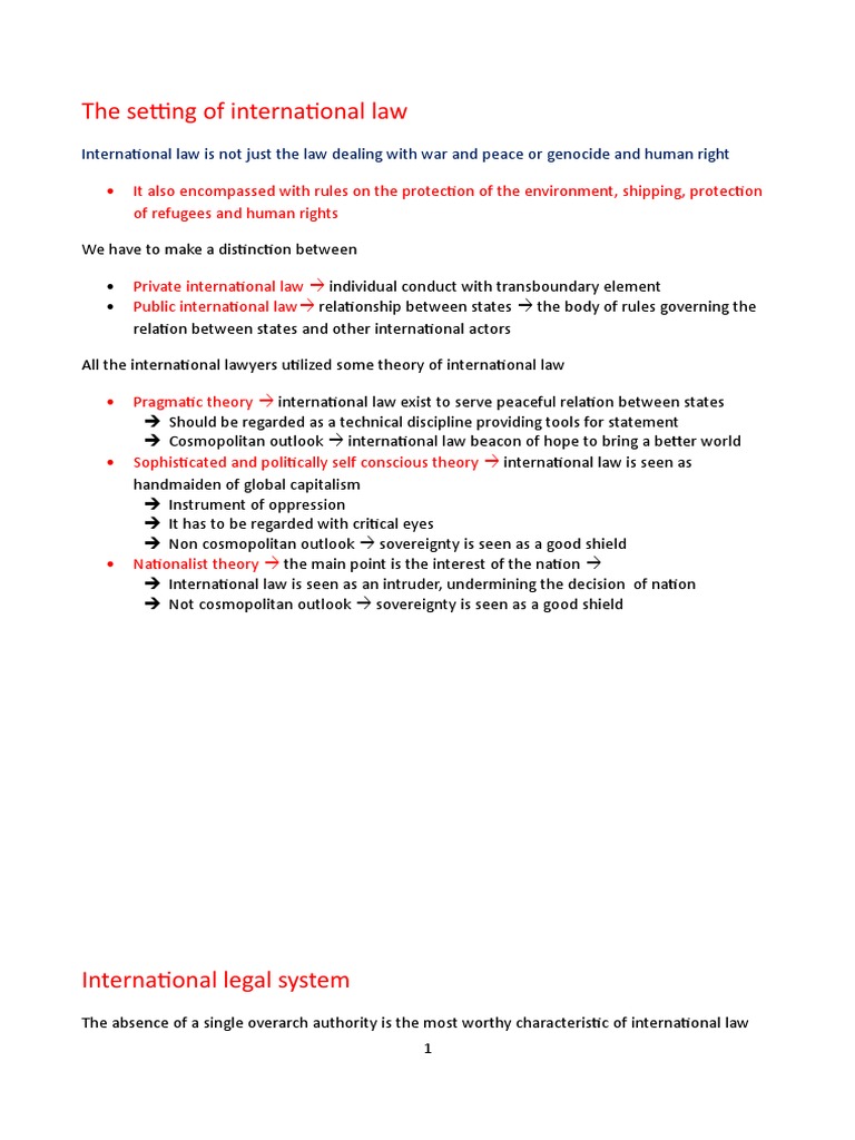 International Law | PDF | Treaty | Human Rights
