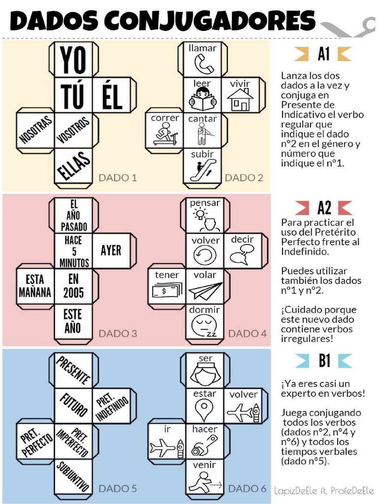 Dados Verbos ELE PDF | PDF