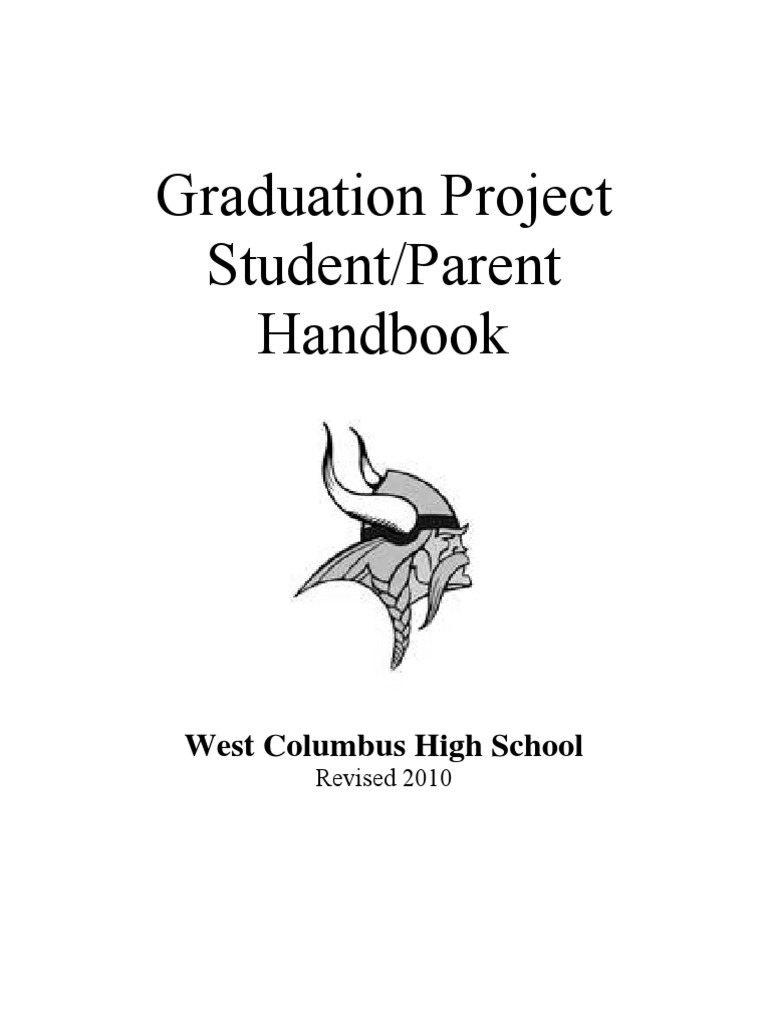 Graduation Project Student/Parent Handbook: West Columbus High School ...