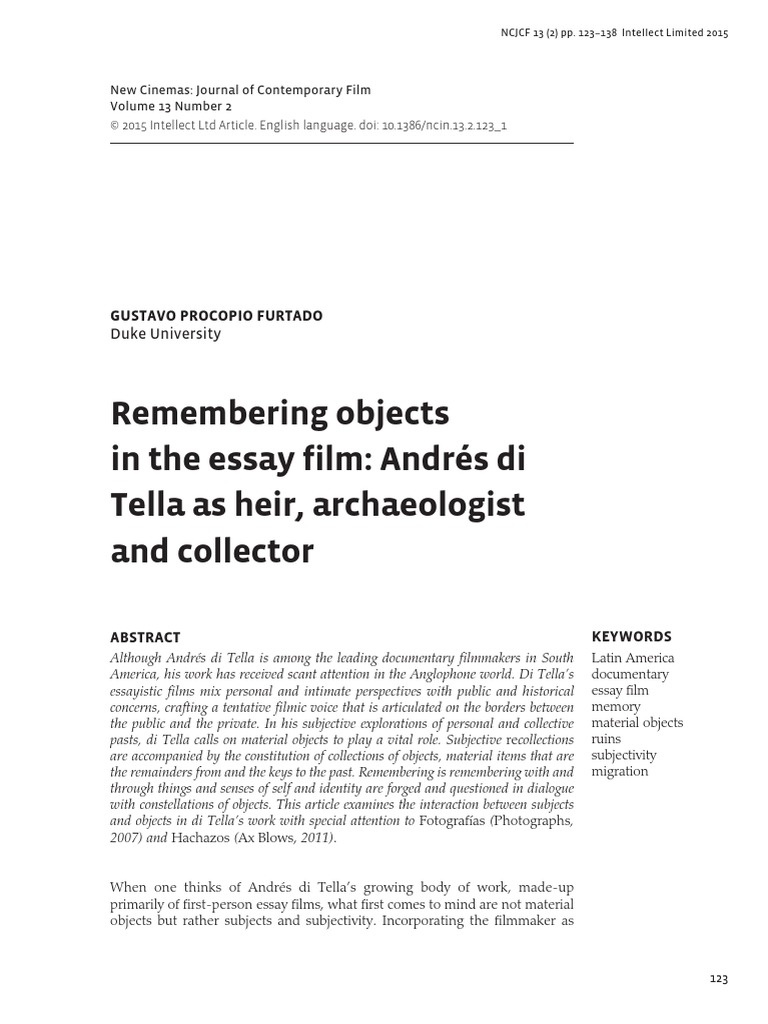 Remembering Objects | PDF | Essays | Science