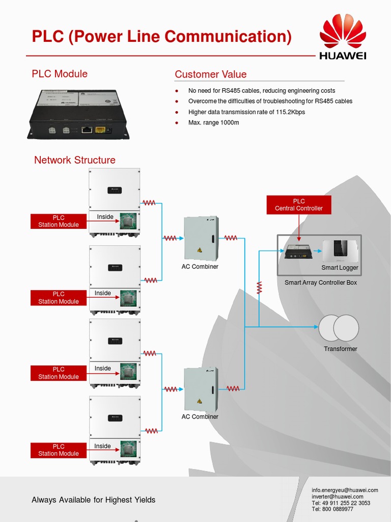 Huawei PLC Solutions Overview | PDF | Electric Power Transmission ...