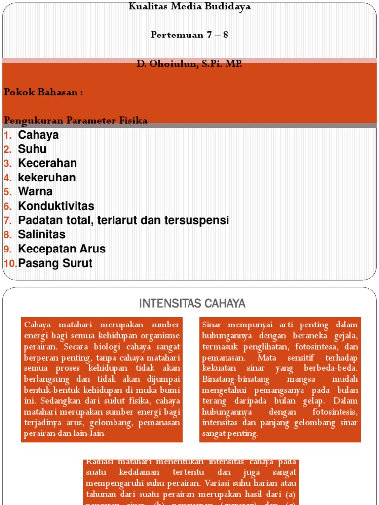 Parameter Fisika | PDF | Sains & Matematika