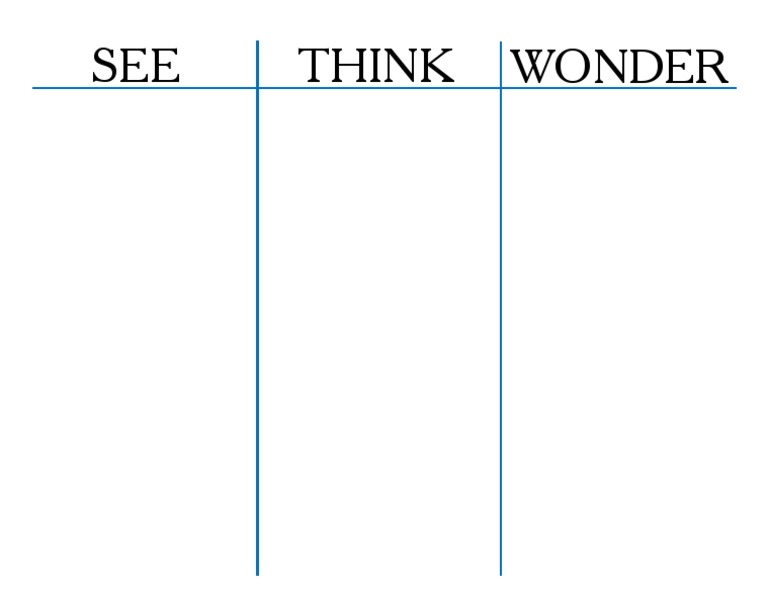 SEE Think Wonder | PDF