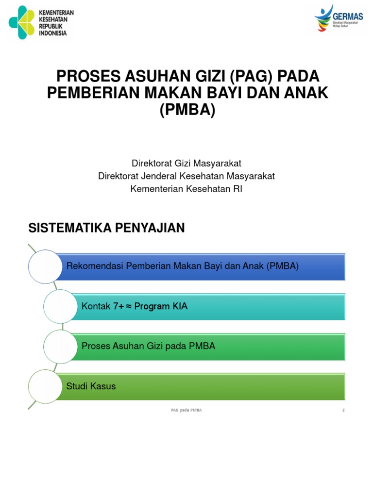Bab 4b Proses Asuhan Gizi Pada PMBA | PDF