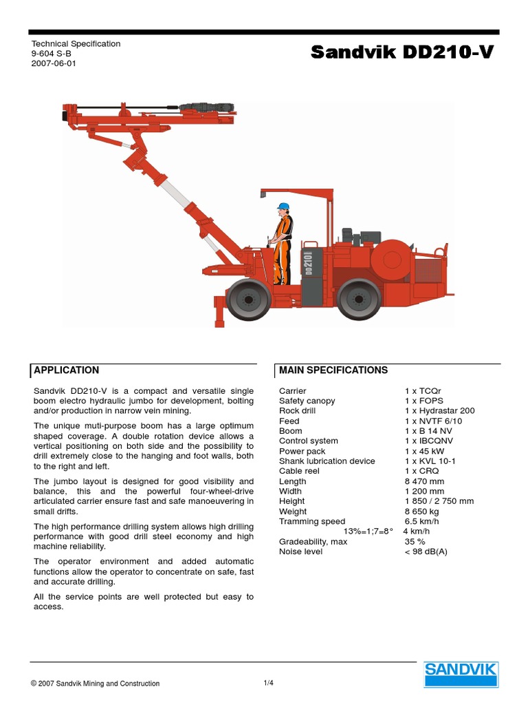 DD210-V 9604sb PDF | PDF | Engines | Drill