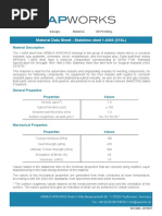 Ampco 45: Technical Data Sheet | PDF | Strength Of Materials | Hardness