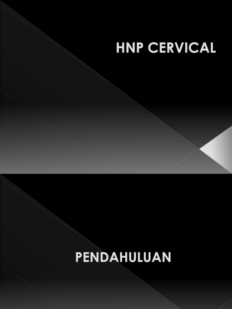 HNP Cervical | PDF