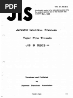 Jis Thread Standards | PDF | Tools | Building Materials