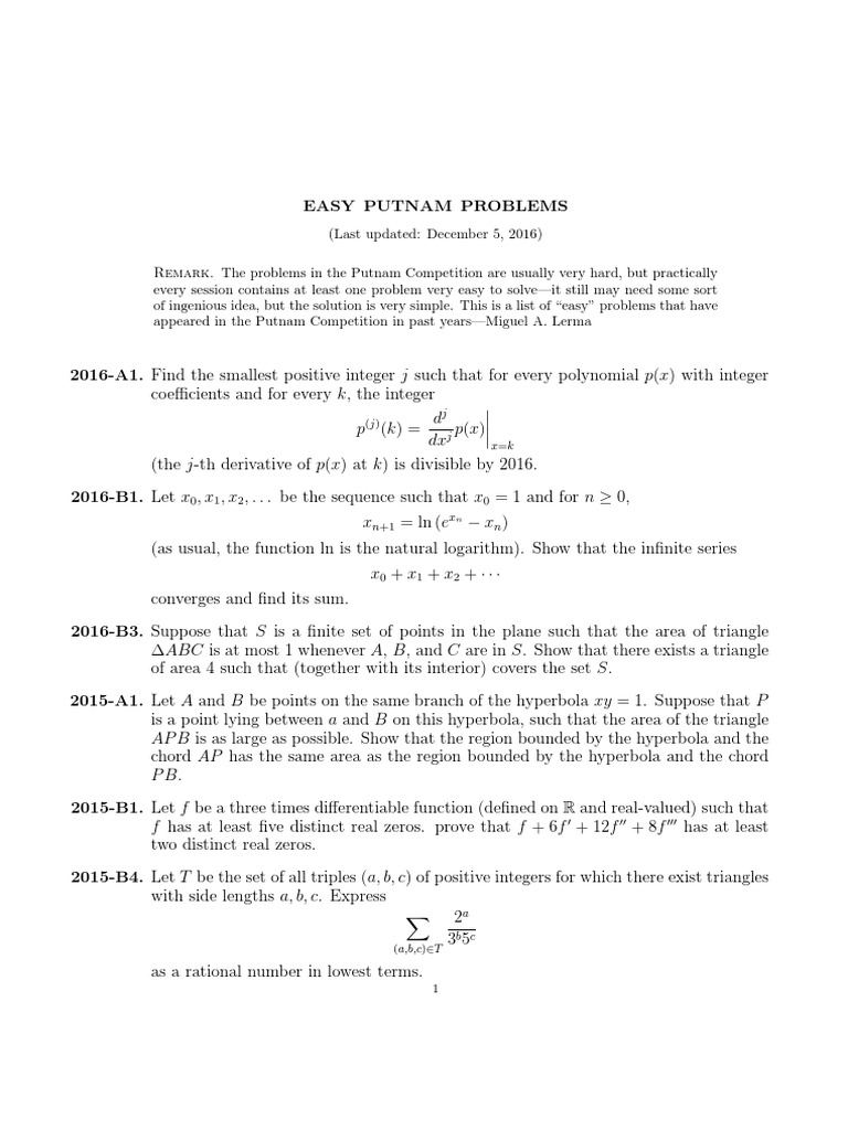 putnam problems | Rational Number | Real Number | Free 30-day Trial ...