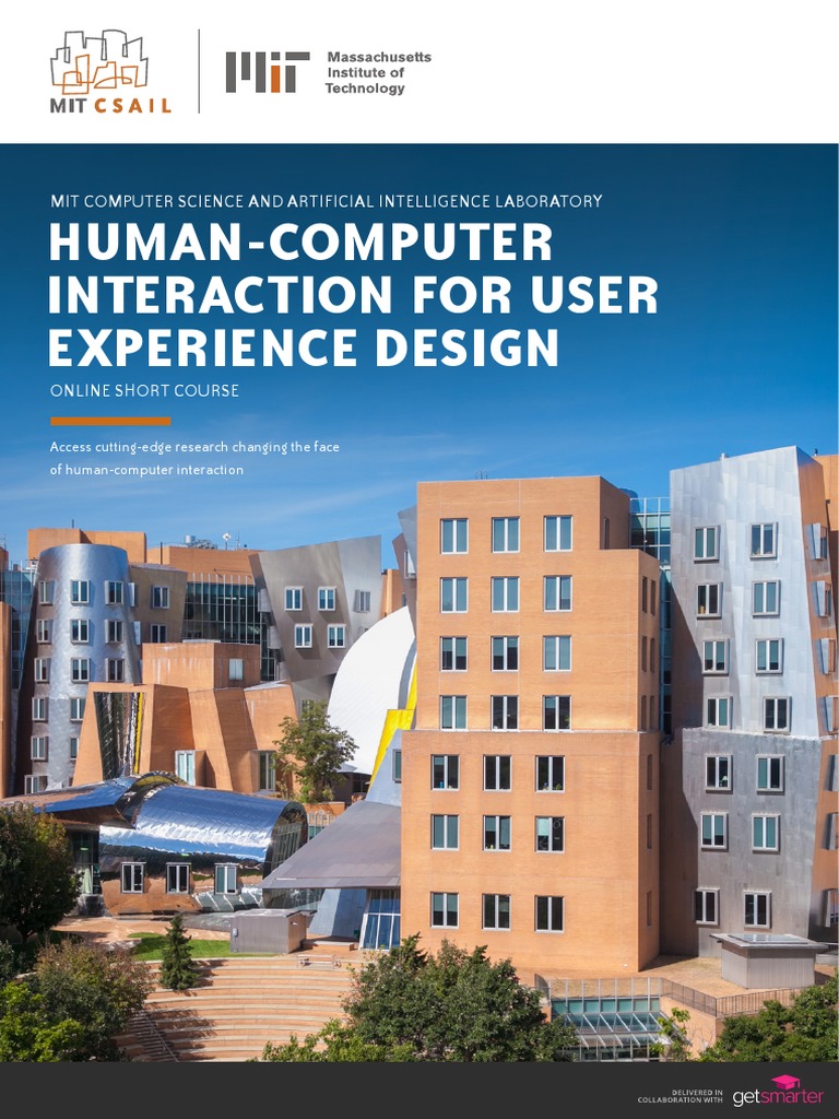MIT CSAIL Human Computer Interaction For User Experience Design Online ...