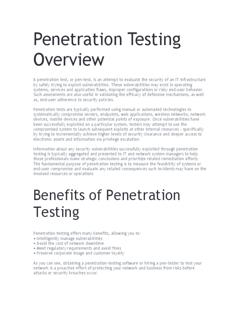 Comprehensive Guide to Penetration Testing | PDF | Vulnerability ...