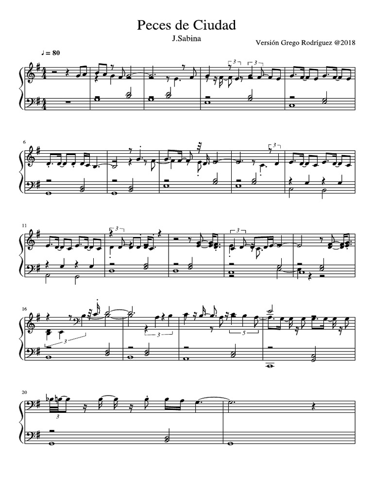 Peces de Ciudad | PDF