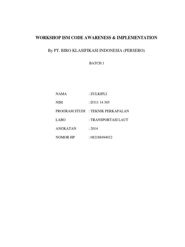 Peran Management Review dalam ISM Code | PDF | Komputer