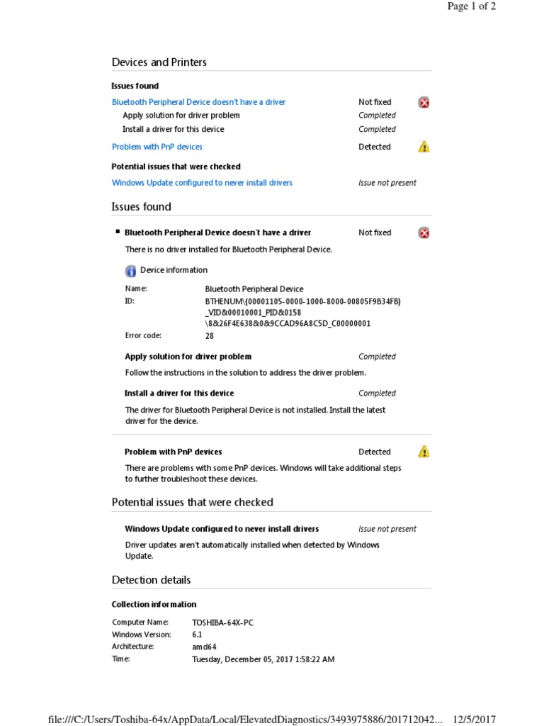 Elevated Diagnostics | PDF | Device Driver | Bluetooth