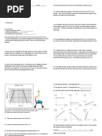 Grade 8 Physics Worksheet | PDF | Velocity | Speed