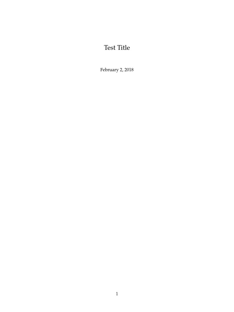 Test Title: February 2, 2018 | PDF