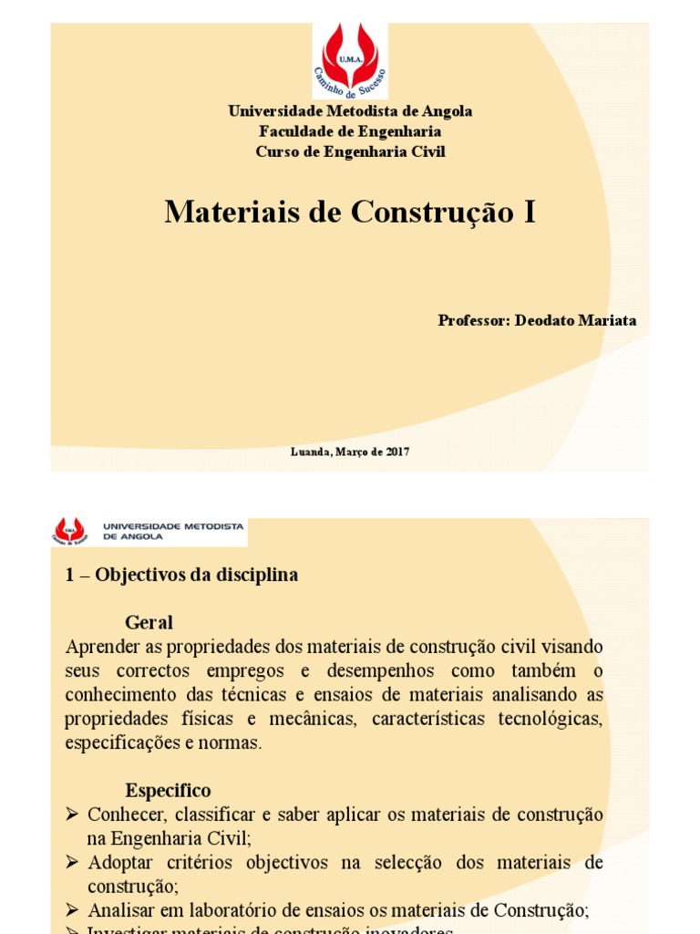 Aula 01 - Parte 1 - Deodato-Apresentação PDF | PDF | Massa | Matéria