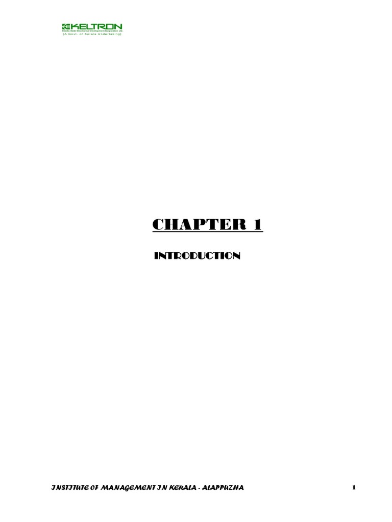 Organisation Study Report Keltron Kannur - 71533181 | PDF | Capacitor | Electrical Engineering