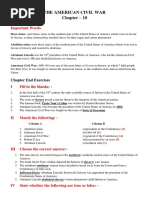 Civil War Causes Worksheet | PDF