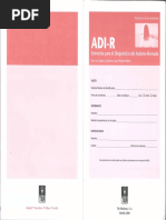 Adir Resumo | PDF | Autismo | Agressão
