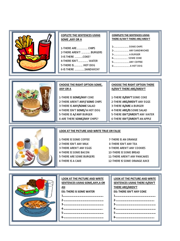 Countable and Uncountable Nouns, Some, Any, No | PDF