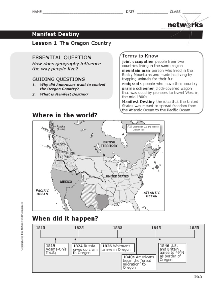 Manifest Destiny | PDF | Mountain Man | Mexican–American War